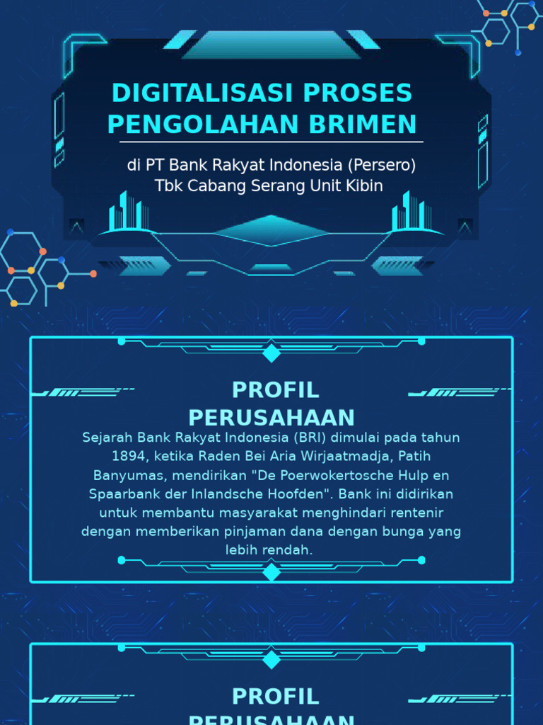 Digitalisasi Proses Pengolahan Brimen - 20241023 - 075415 - 0000 | PDF