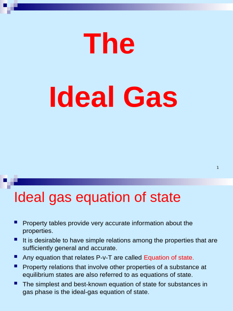 Ch02b Ideal Gas | PDF | Gases | Heat