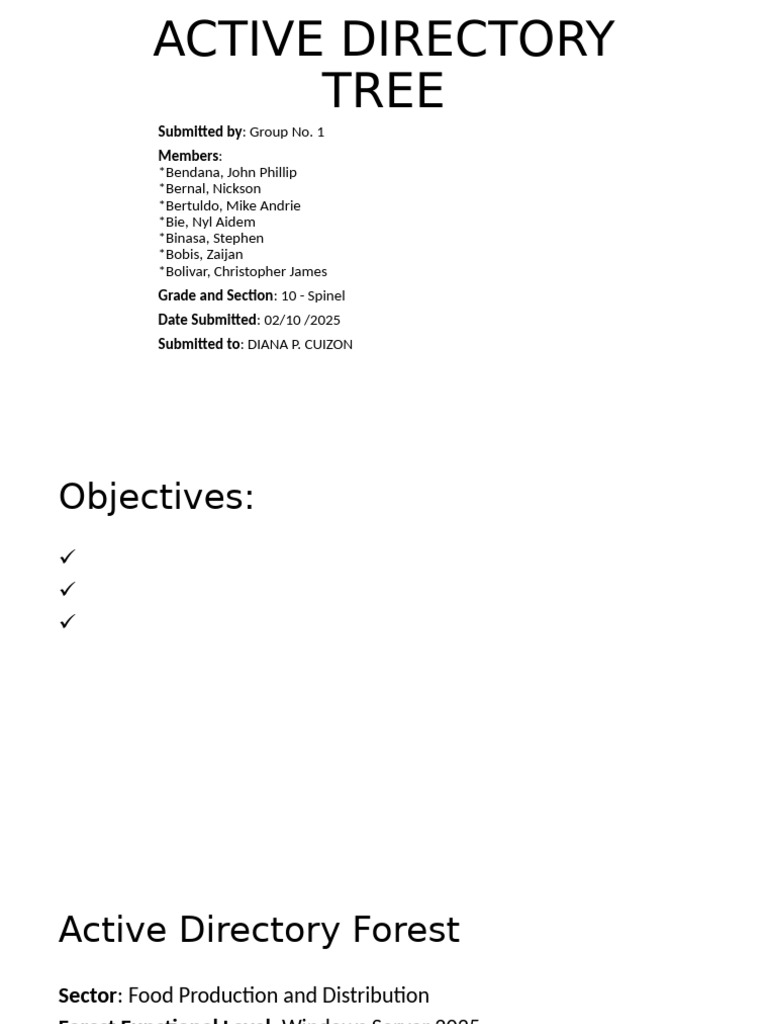 Active Directory Setup for Food Co. | PDF | Active Directory | Group Policy