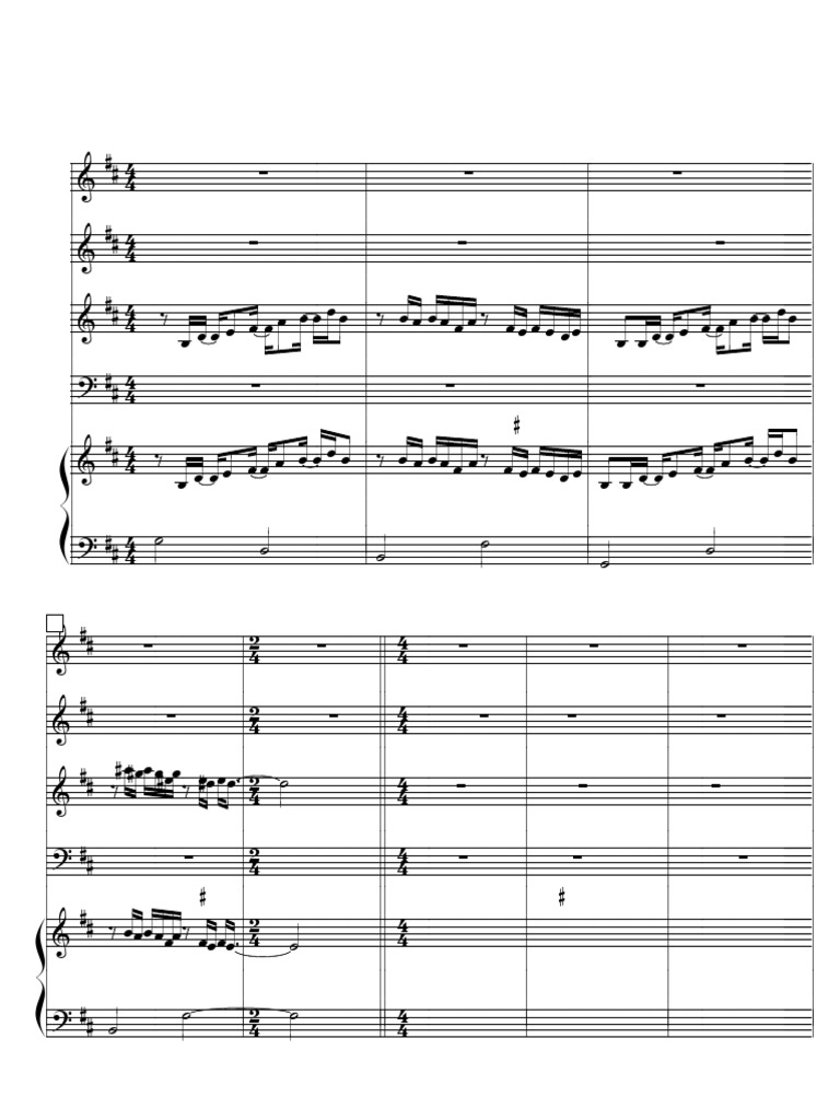 Antes de Las Seis - Score | PDF