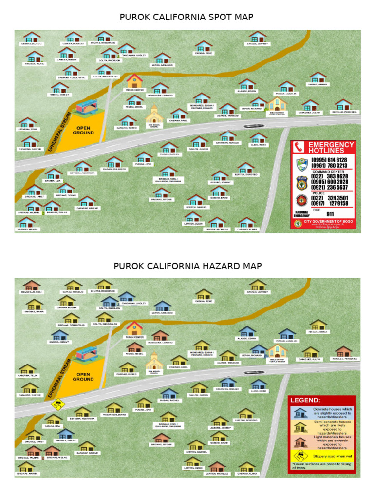 PUROK CALIFORNIA MAPS | PDF