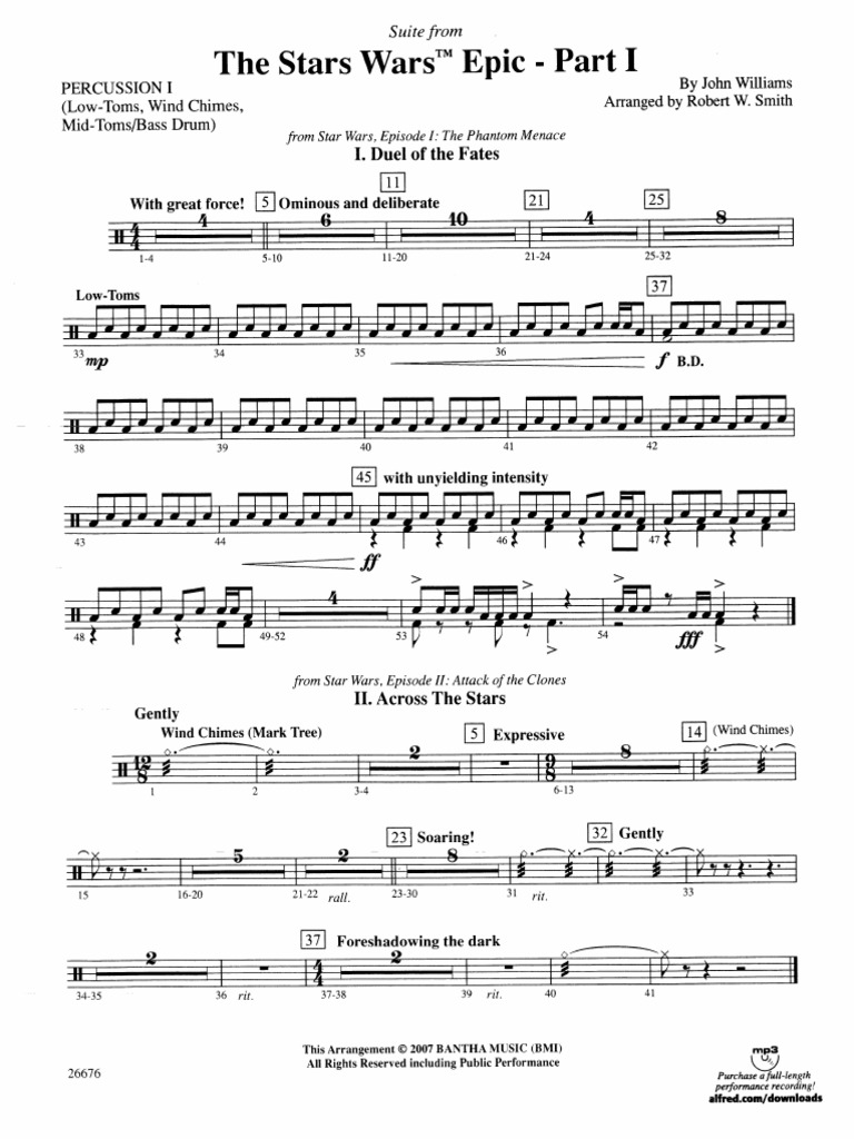 22 Star Wars Percussion 1 | PDF