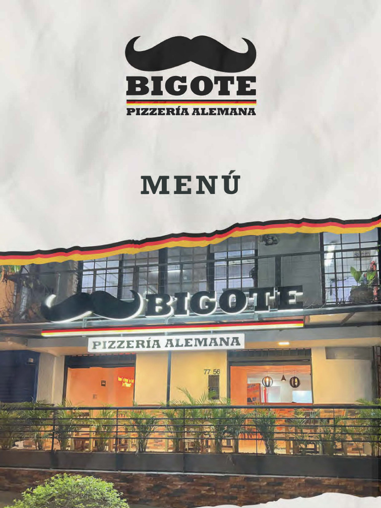 Menú de Pizzería Bigote Alemana | PDF | Pizza | Queso