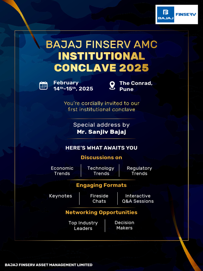 Bajaj Finserv Conclave 2025 Invitation | PDF