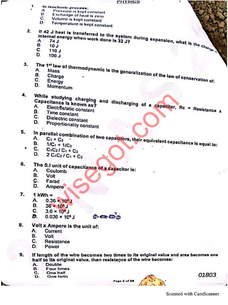 NUMS - 2023 (Original Paper) | PDF