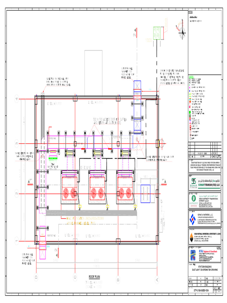 STP-2100-95DD-1034 Statcom Roof Layout | PDF