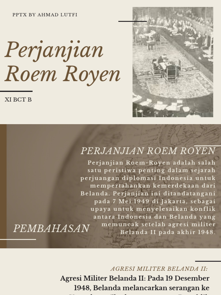 Perjanjian Roem Royen | PDF