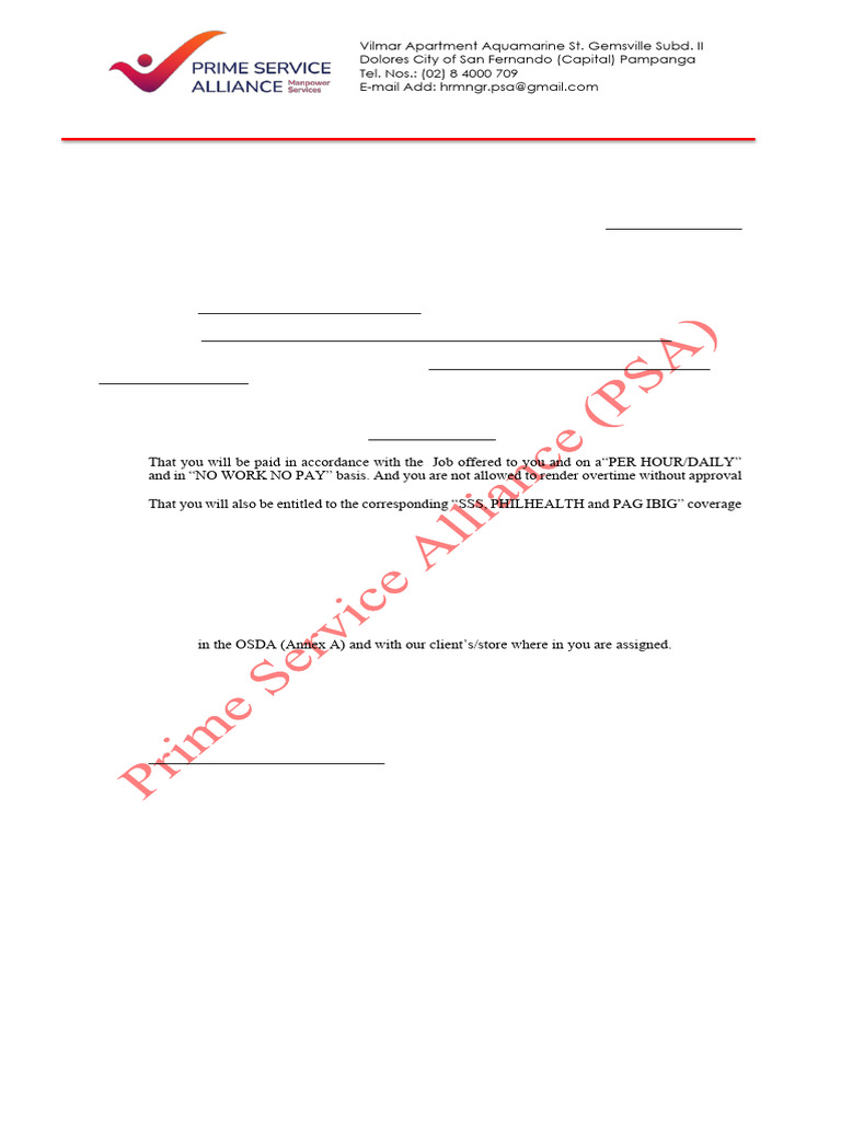 Project-Based Employment Terms | PDF | Employment | Labor Relations