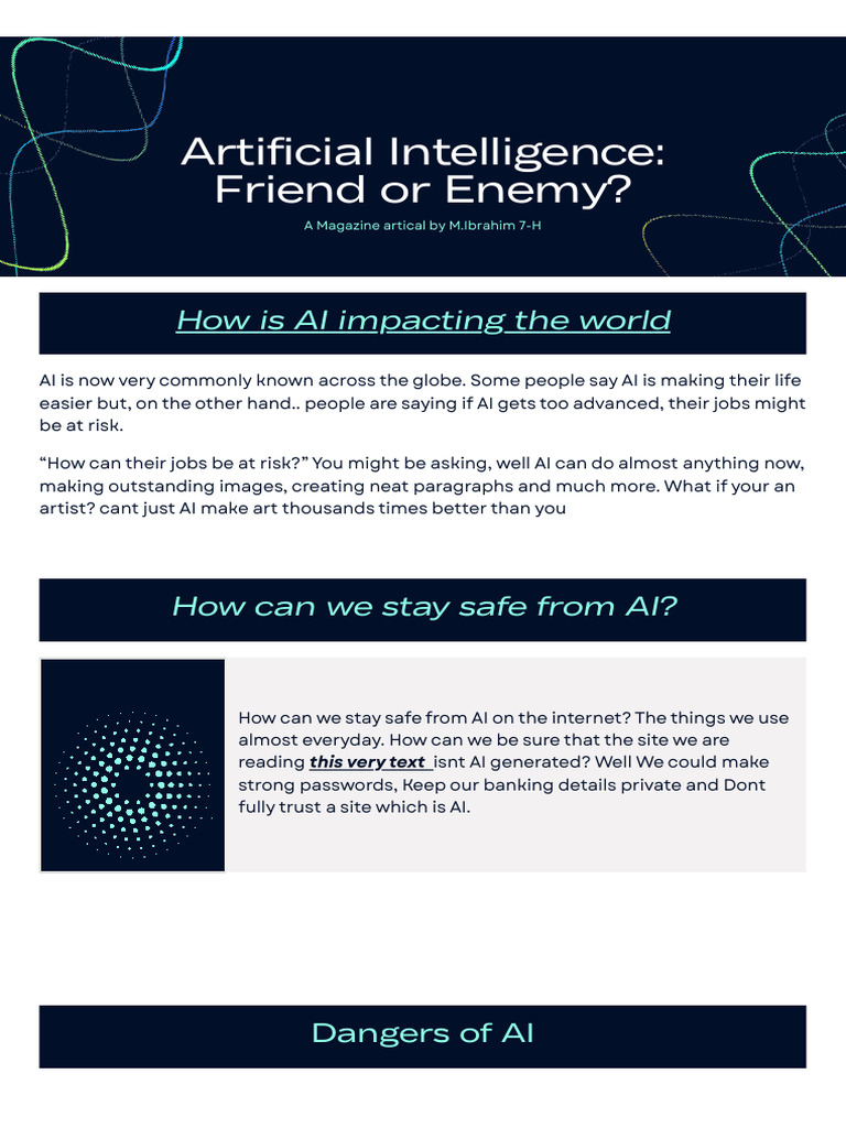 ai, friend or foe | PDF
