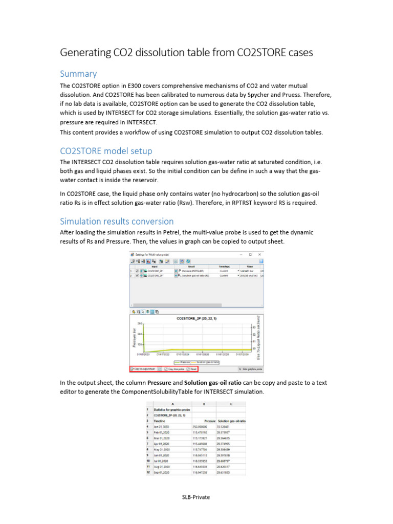 CO2STORE RSW Table 7916701 02 | PDF