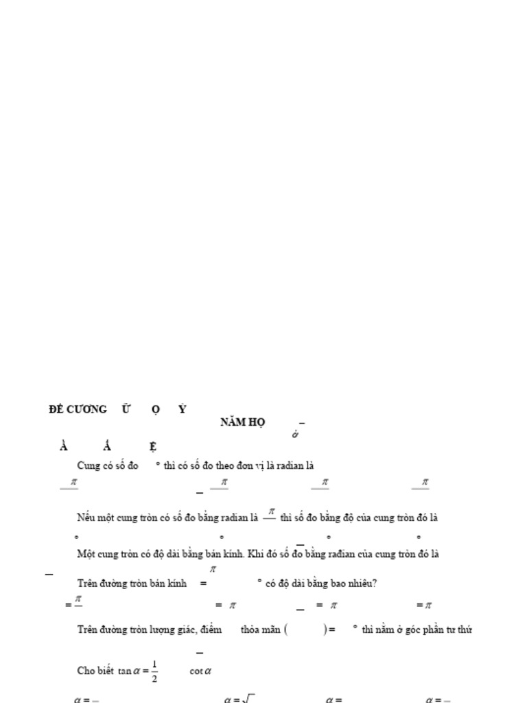 Đề Cương Giữa Hk1 -11-Ctst Hằng 2024 | PDF