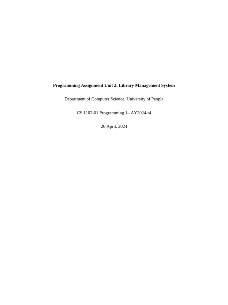 Programming Assignment Unit 2 | PDF | Control Flow | Computer Programming Programming Assignment Unit 2 | PDF | Control Flow | Computer Programming