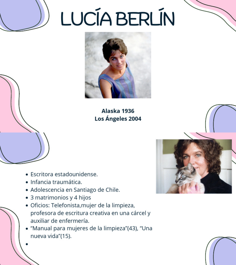 Vida y obra de Lucía Berlín | PDF