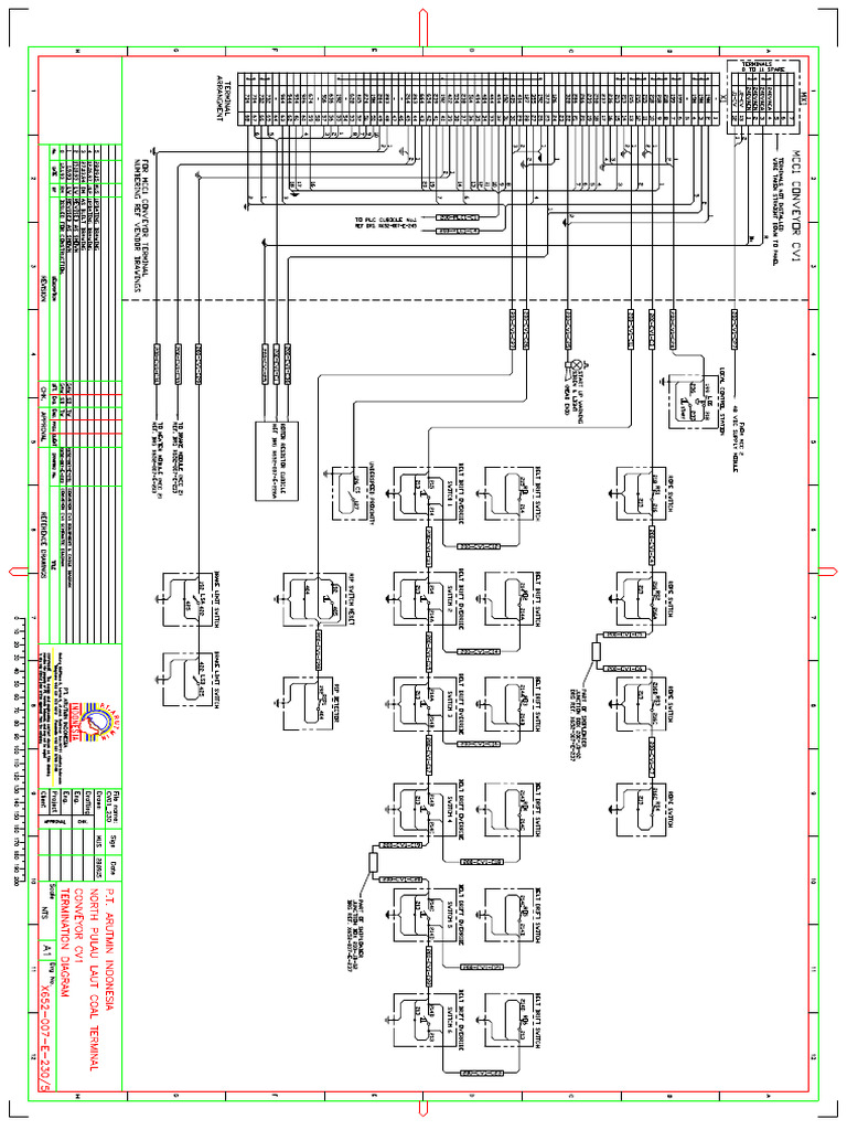 CV01 230 Termination Diagram | PDF