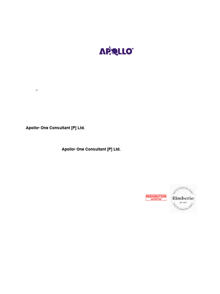 Regisnation Letter - Anshuman | PDF