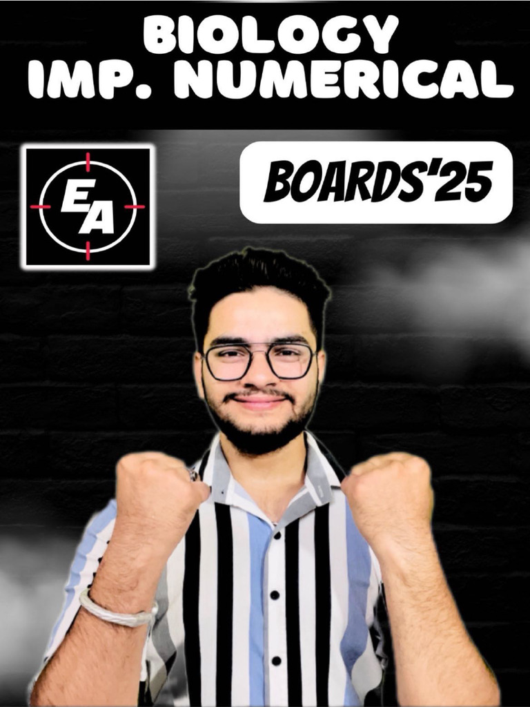 Biology Important Numericals | PDF