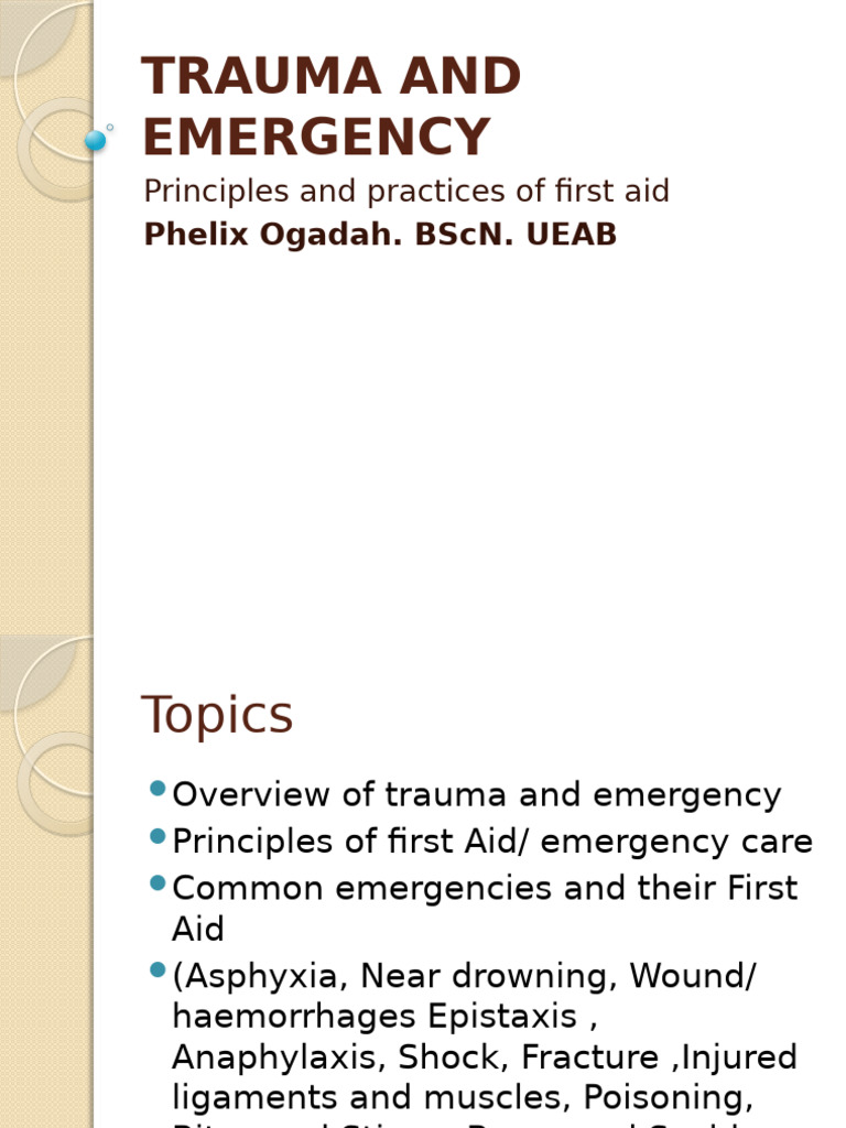 TRAUMA AND EMERGENCY-3 | PDF | Rabies | Cardiopulmonary Resuscitation