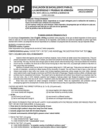 Grade 5 Topic Form for B1 Exam | PDF