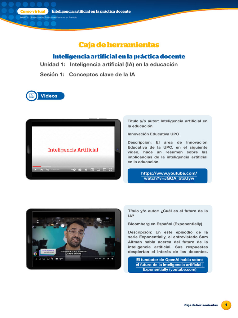 7.caja de Herramientas U1S1 IAPD | PDF | Inteligencia artificial | Inteligencia (IA) y semántica