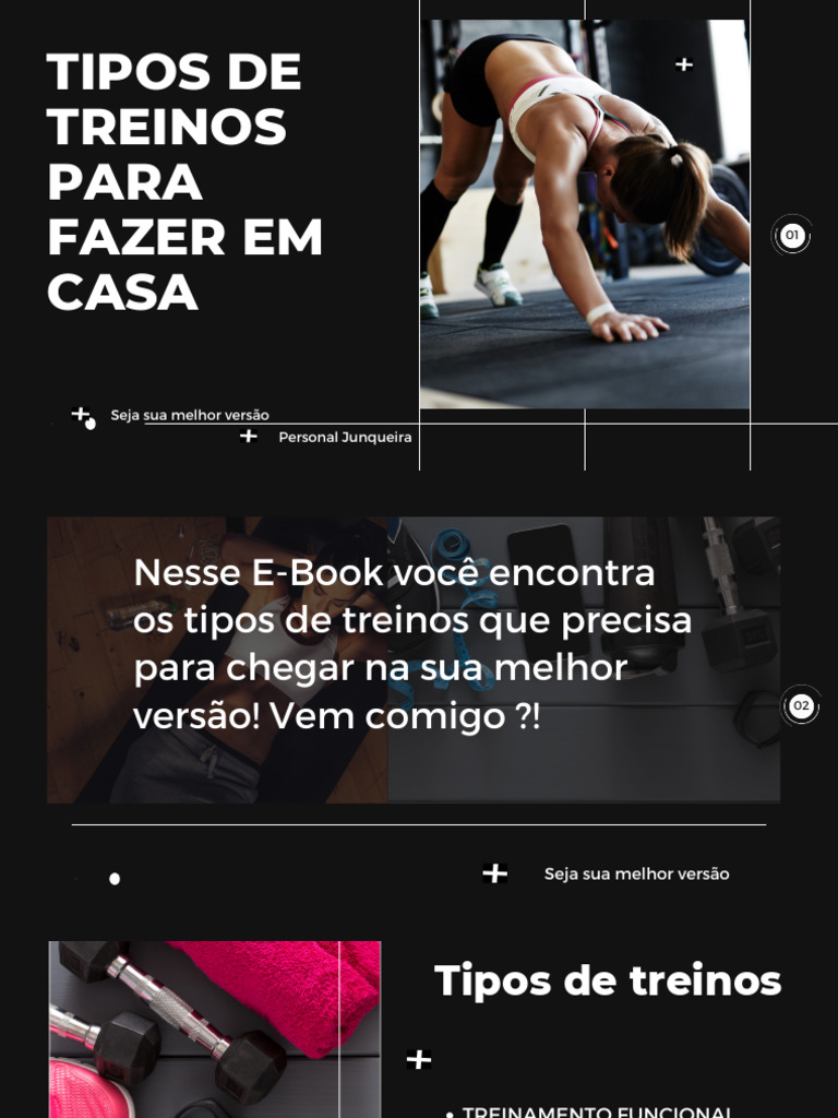 tipos de treinos para fazer em casa | PDF
