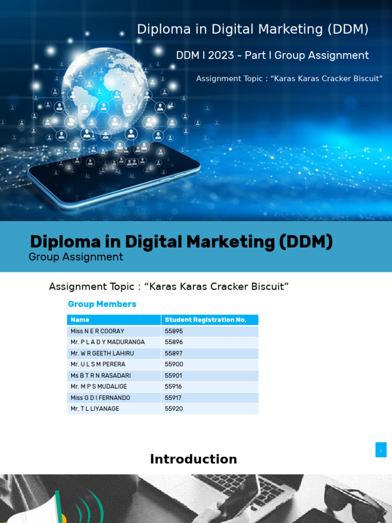 DDM I 2023 - Part I Assignment Final | PDF | Digital Marketing | Marketing