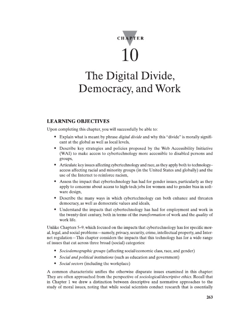 The Digital Divide | PDF