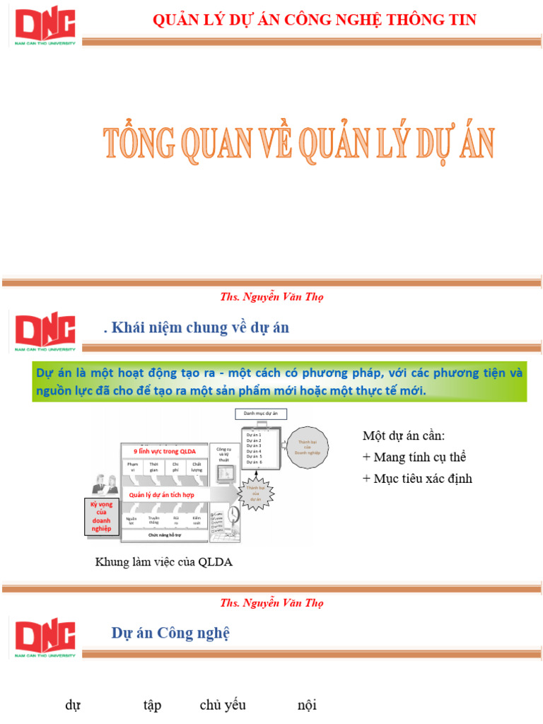 Quan Ly Du an Cntt - Buoi 1 | PDF