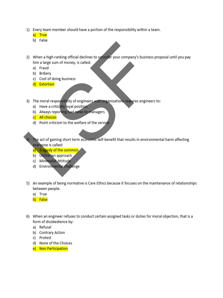 Ethics Final Exam Summary | PDF | Utilitarianism Ethics Final Exam Summary | PDF | Utilitarianism
