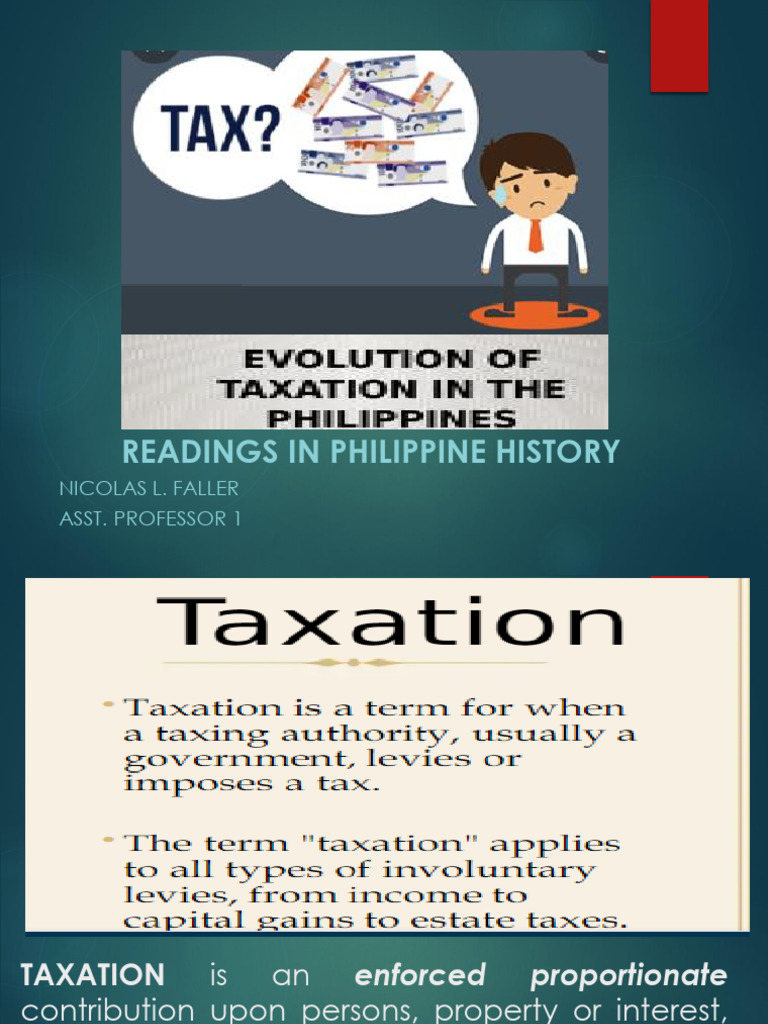 Evolution of Philippine Taxation | PDF