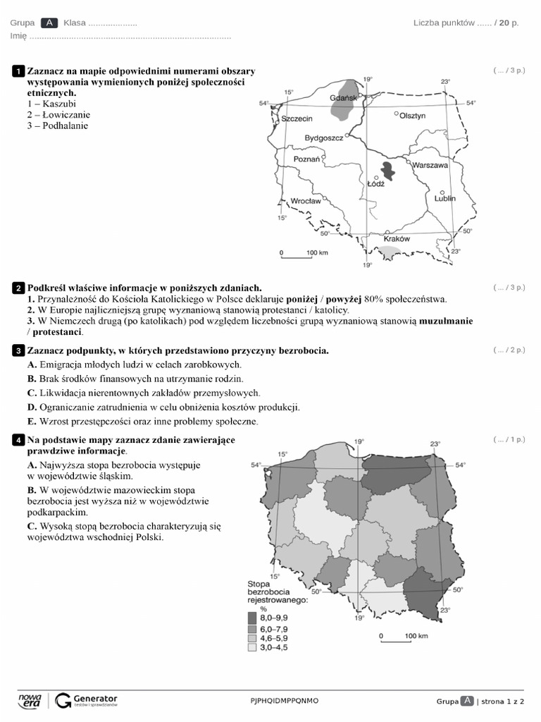 test 20 pkt | PDF