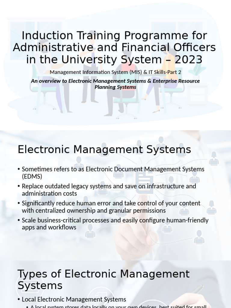 EMS and ERP Essentials | PDF | Cloud Computing | Enterprise Resource ...