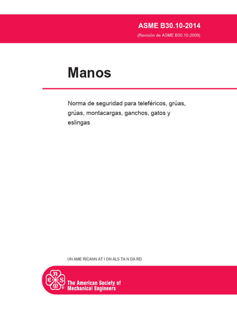 ASME B30.10-2014.en - Es | PDF | Patentar | Ingeniería