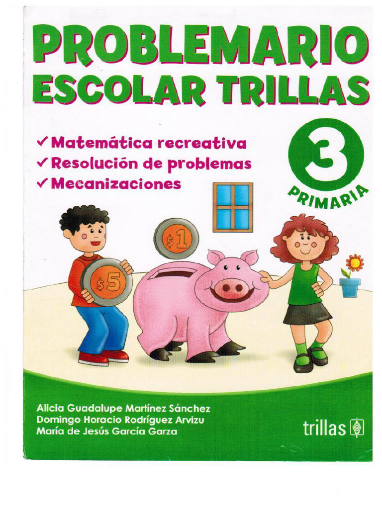 Problemario Escolar Trillas 3 | PDF