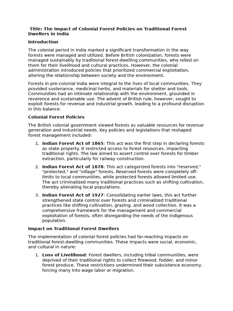 SST Project Template | PDF | Sustainability | Forest Management