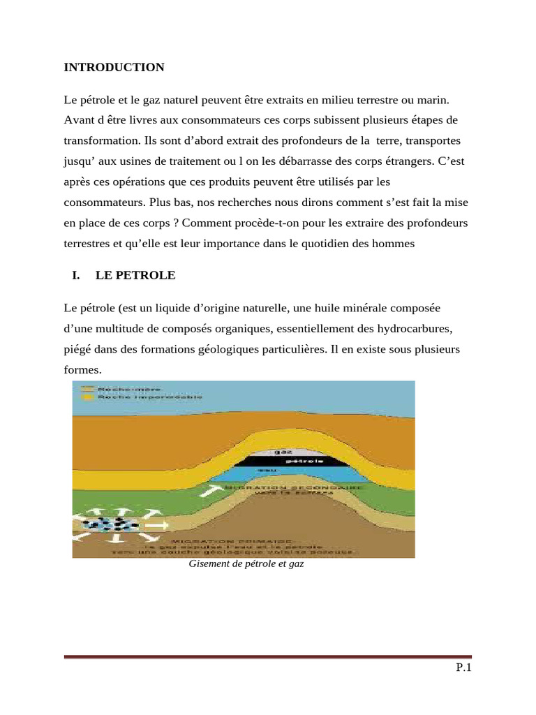 Origine et transformation du pétrole | PDF | Pétrole | Distillation