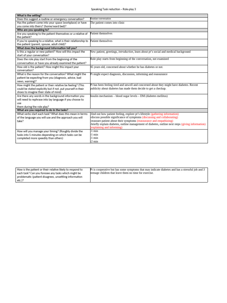 OET-Speaking-Task-Reduction-Template-3- (edited) | PDF | Diabetes ...