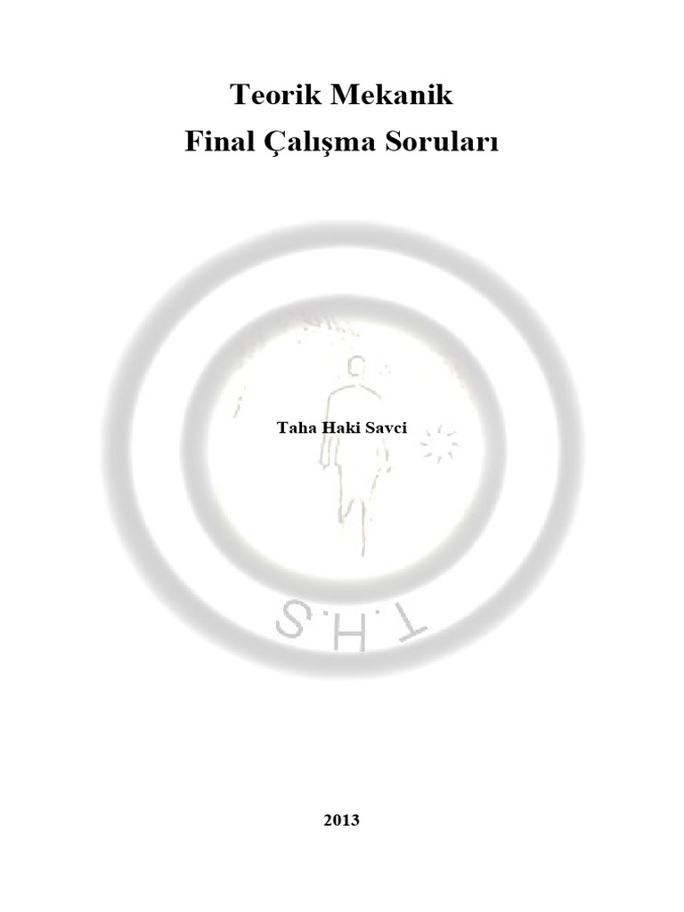 Teorik Mekanik Final Calisma Sorulari | PDF