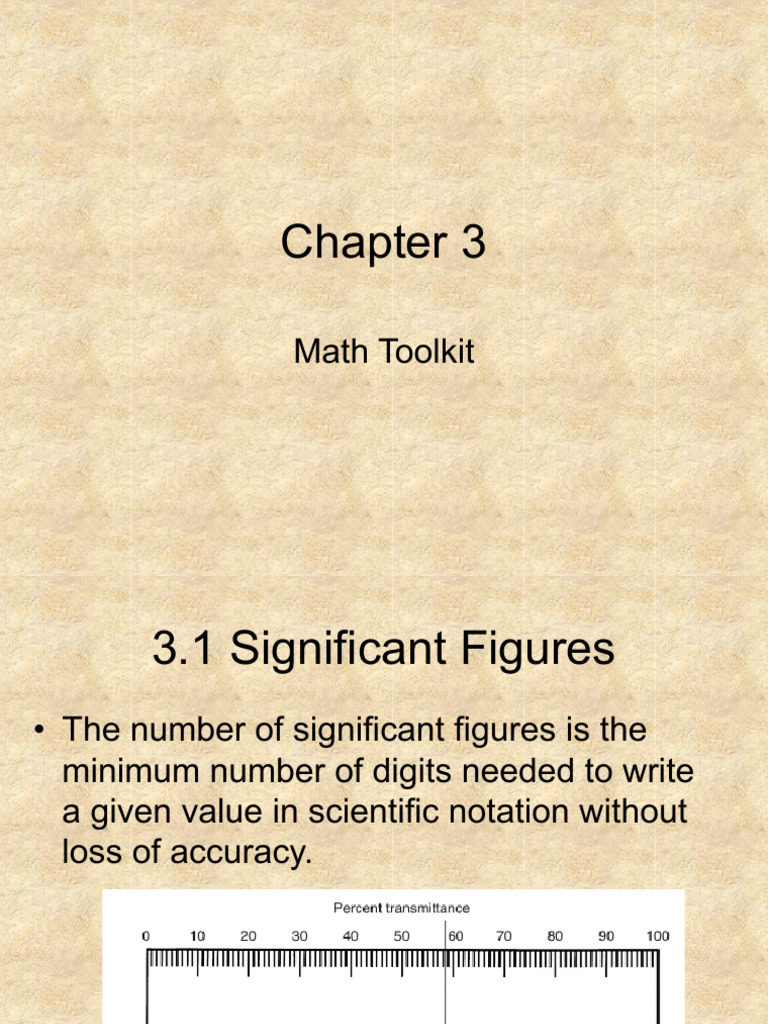 Chapter3 | PDF | Significant Figures | Logarithm