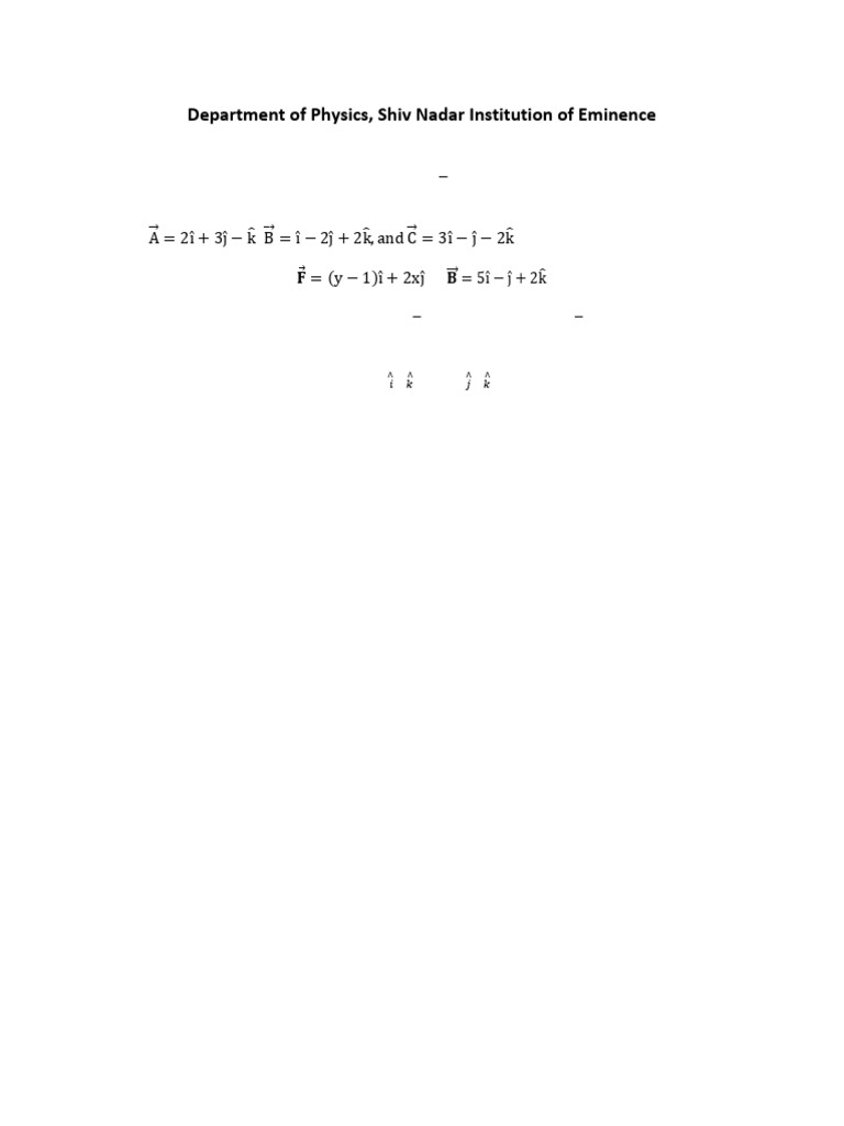 PHY102 Spring2025 Question 1 | PDF