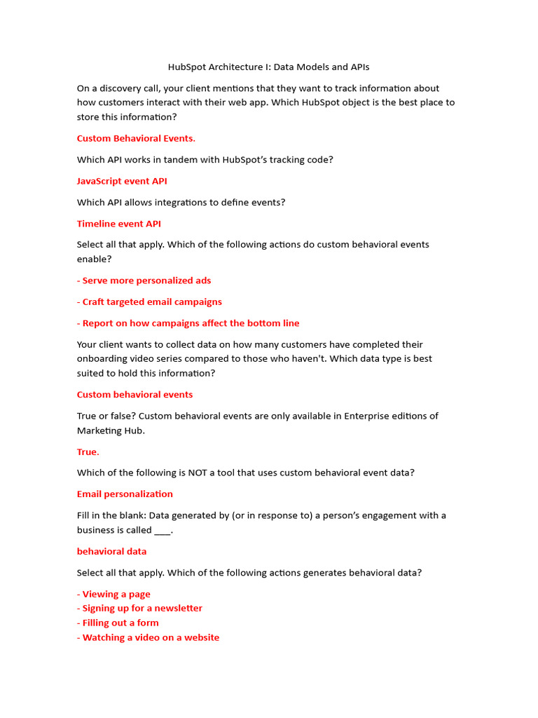 HubSpot Architecture I | PDF | Information Technology | Computing