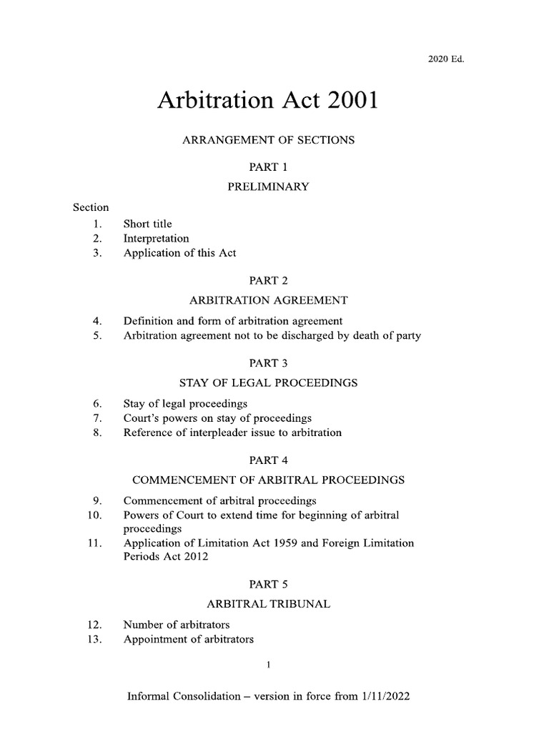 Arbitration | PDF