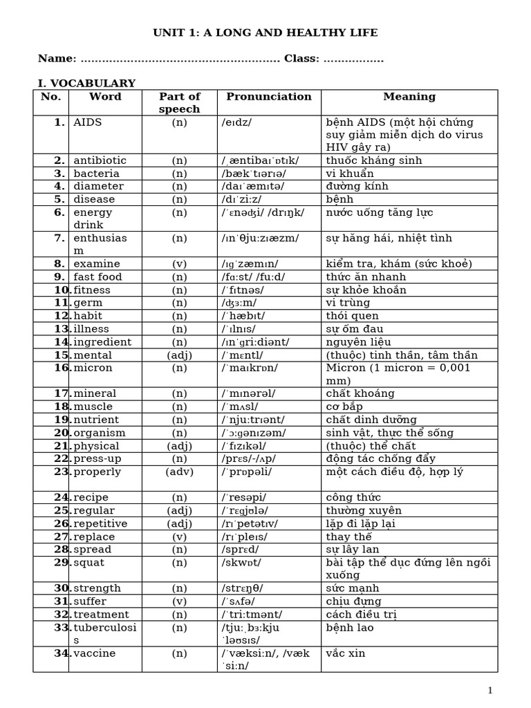 E11-U1-T V NG-NG Pháp | PDF