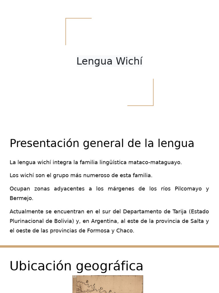 Lengua Wichí: Vitalidad y Legislación | PDF | Lingüística