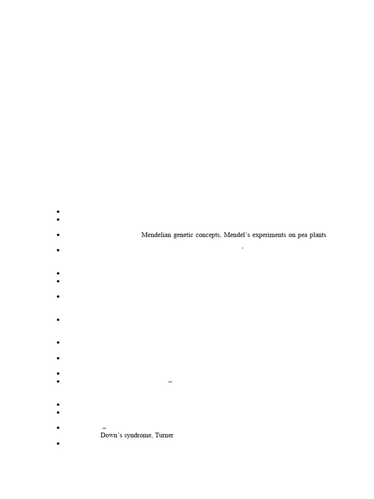 Botany Genetics & Cytogenetics Course Guide | PDF | Dominance (Genetics ...