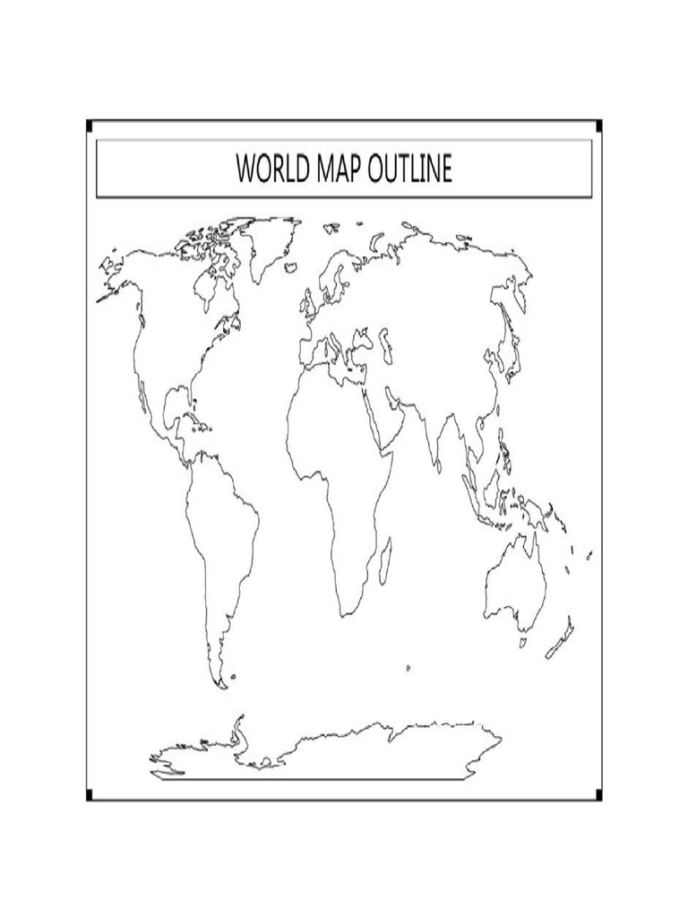 14 Blank Continents and Oceans Worksheets | PDF