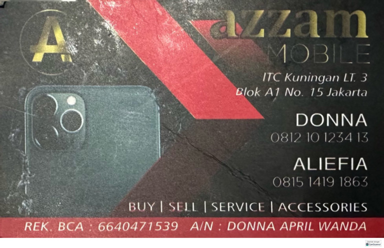 Card Azzam Mobile | PDF