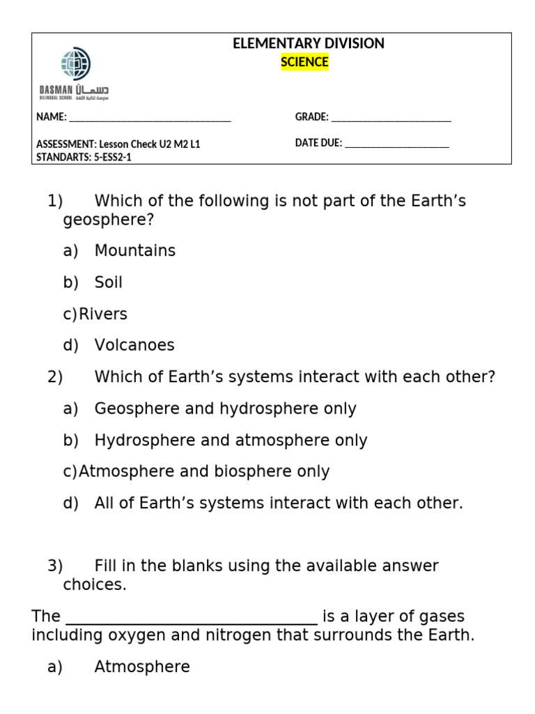 G5.U2.M2.L1 Lesson Check | PDF