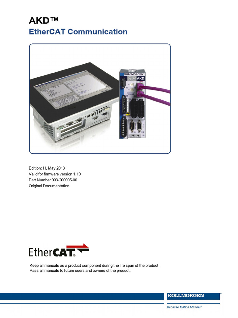 Kollmorgen AKD EtherCAT Communications Manual en | PDF | Osi Model | Computer Science