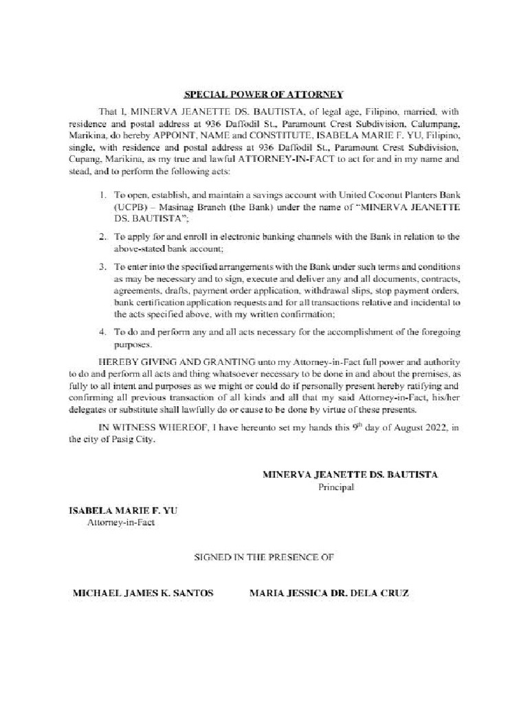 SPA - Bank Opening | PDF