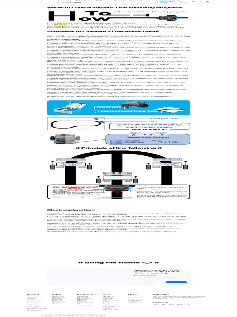 #How To Code Automatic Line-Following Programs With Calibration ...